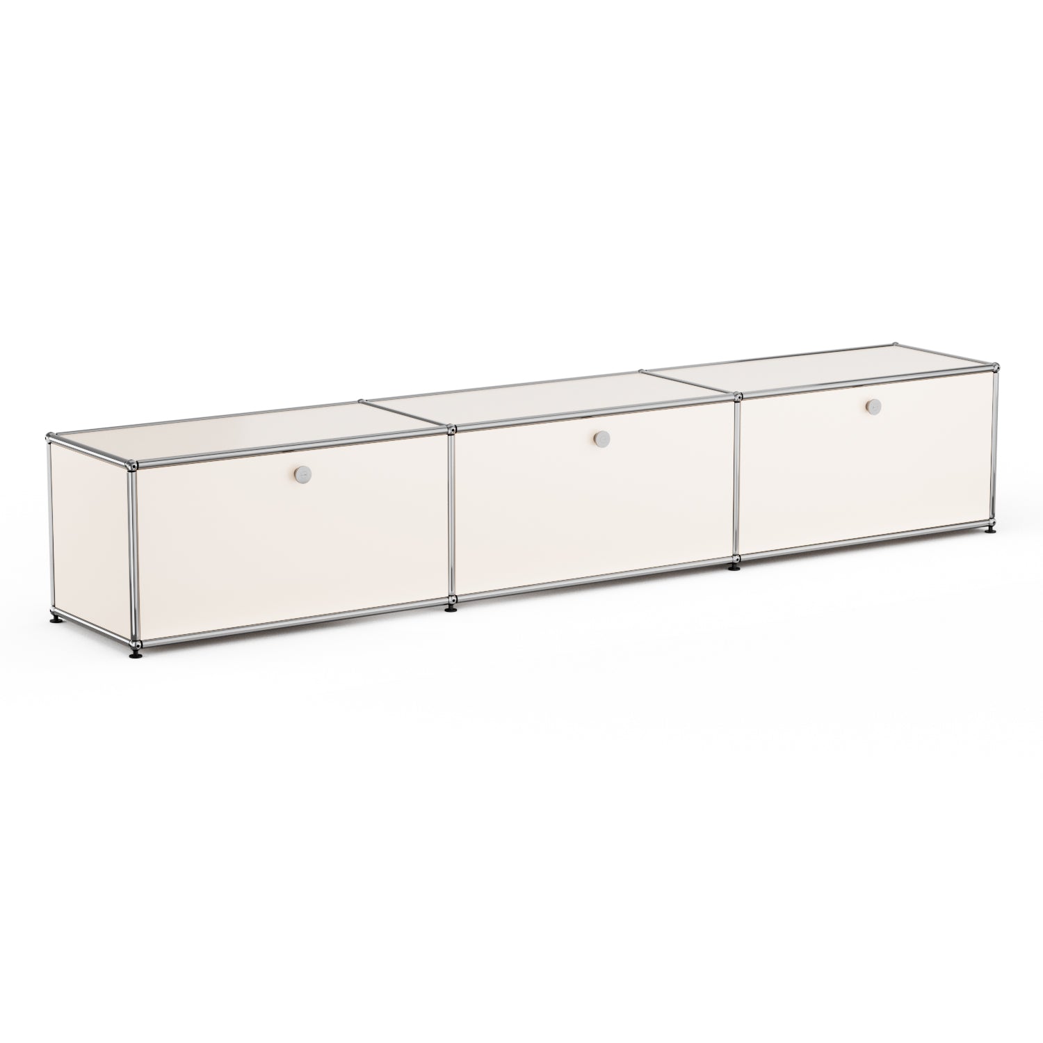 SAINCH Modern Modular Metal Storage Cabinet - Three Compartment Single